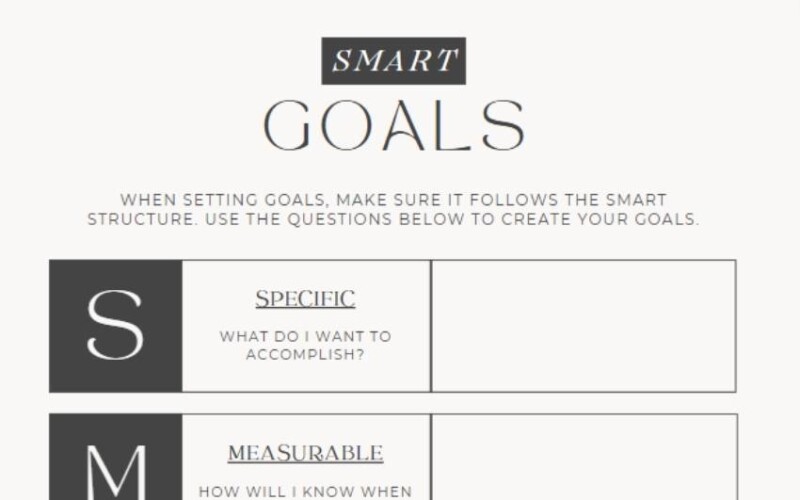 13 Printable Vision Board Templates To Use Straight Away